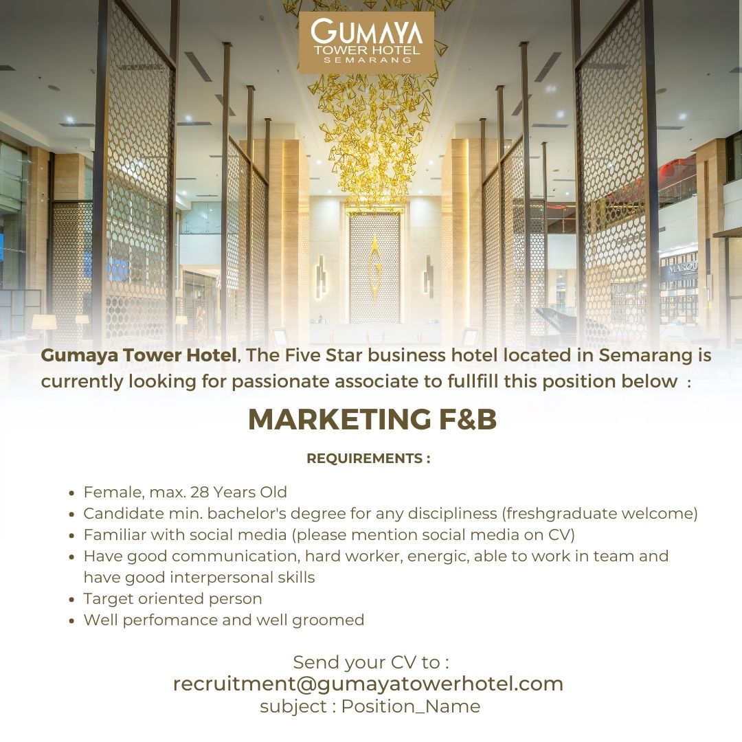 "Marketing F&B"